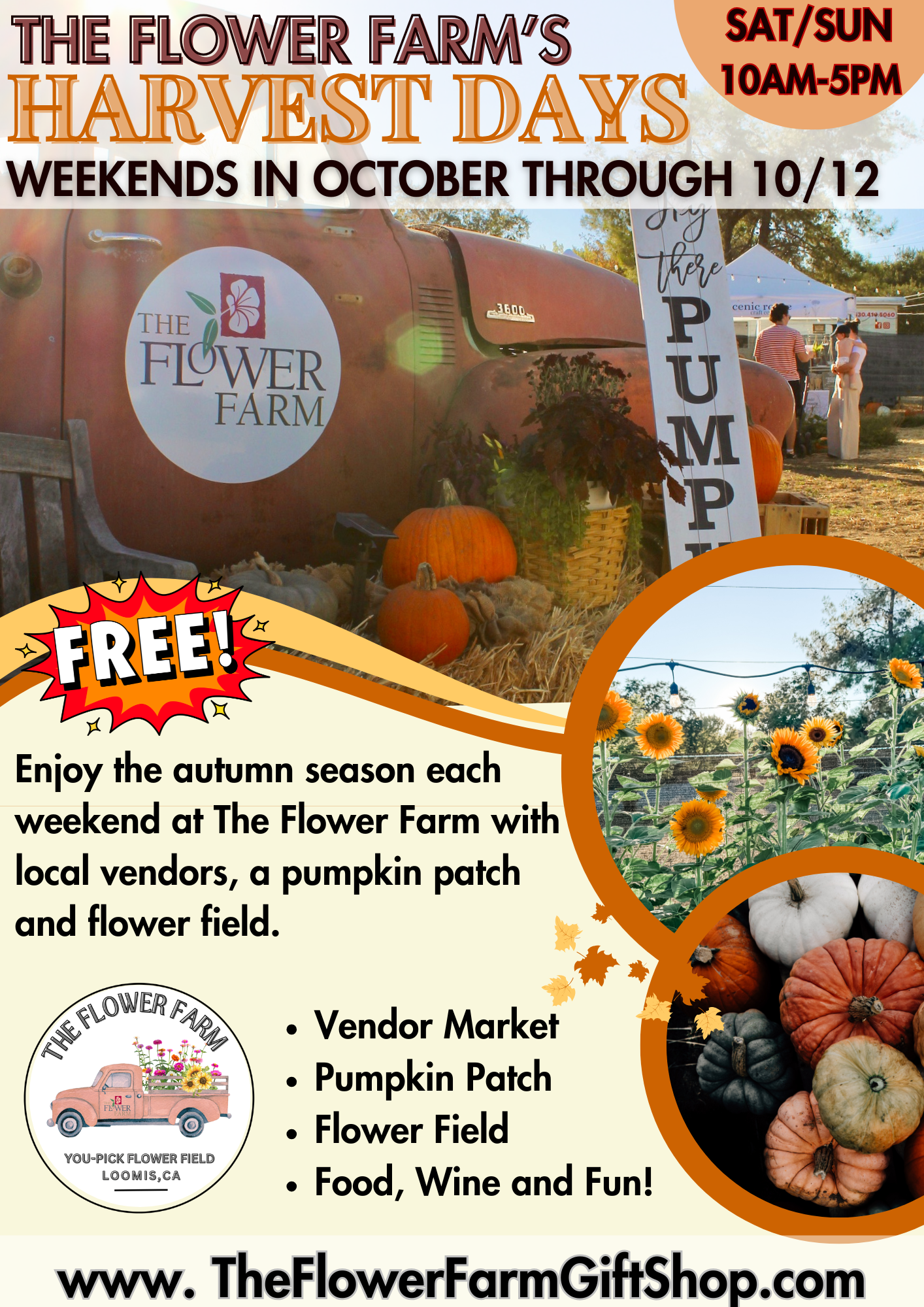 Harvest Days at the Flower Farm - Loomis Basin Chamber of Commerce